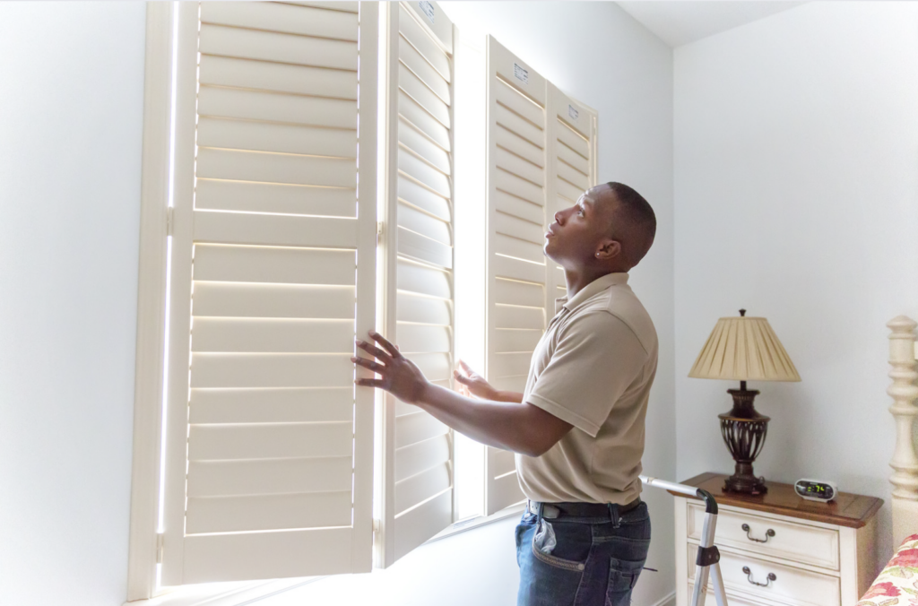 Ultimate Guide To Sliding Door Plantation Shutters [2024] | FloorVenue